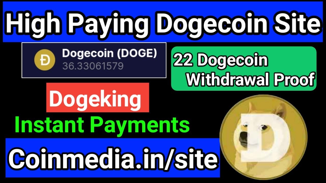 High Paying Dogecoin Site | Claim 1 DOGE Every Hour | 22 DOGE Live ...