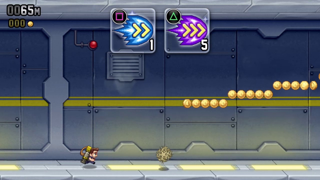 Jetpack Joyride (PS4) - Germaphobe - YouTube
