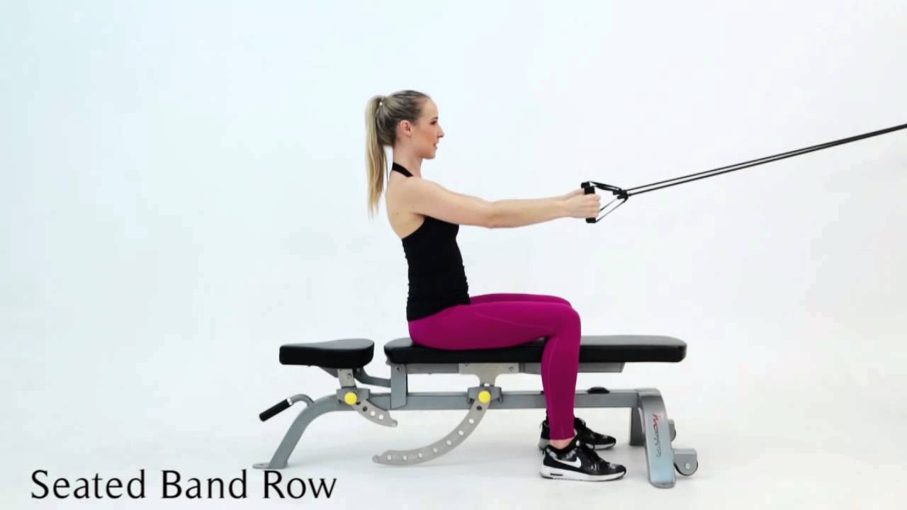 Seated Band Row - YouTube