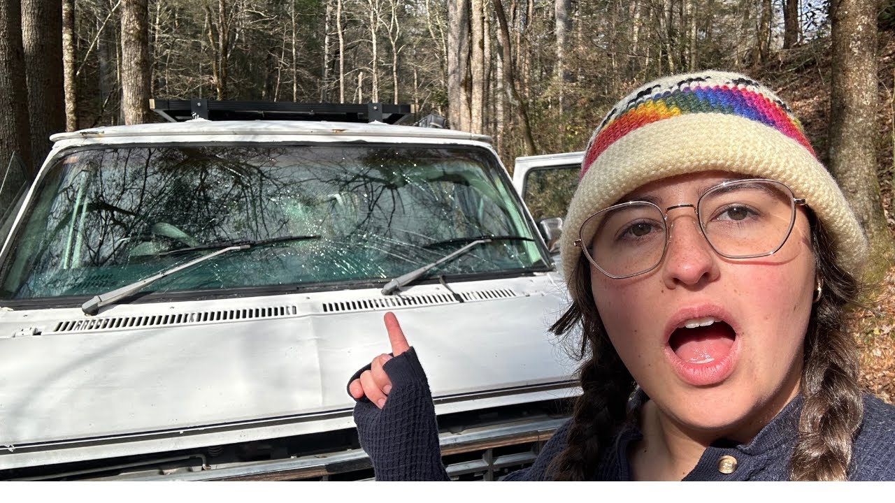 Van Trip GONE WRONG | hiking, smashed windshield, broken down - YouTube