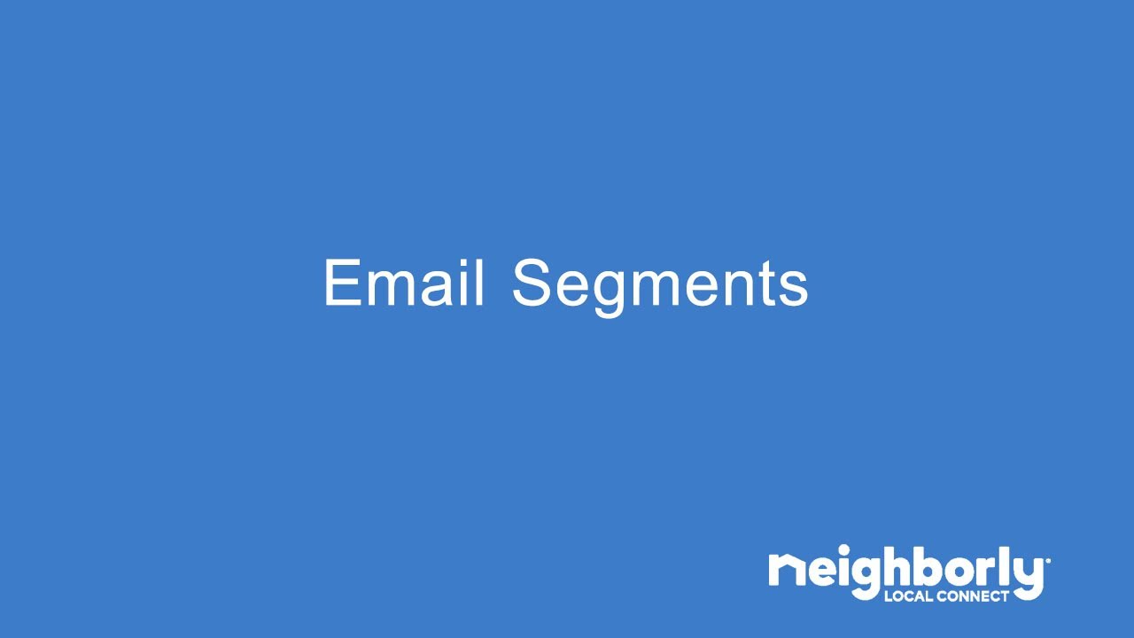 Email Segments in Launchpad - YouTube