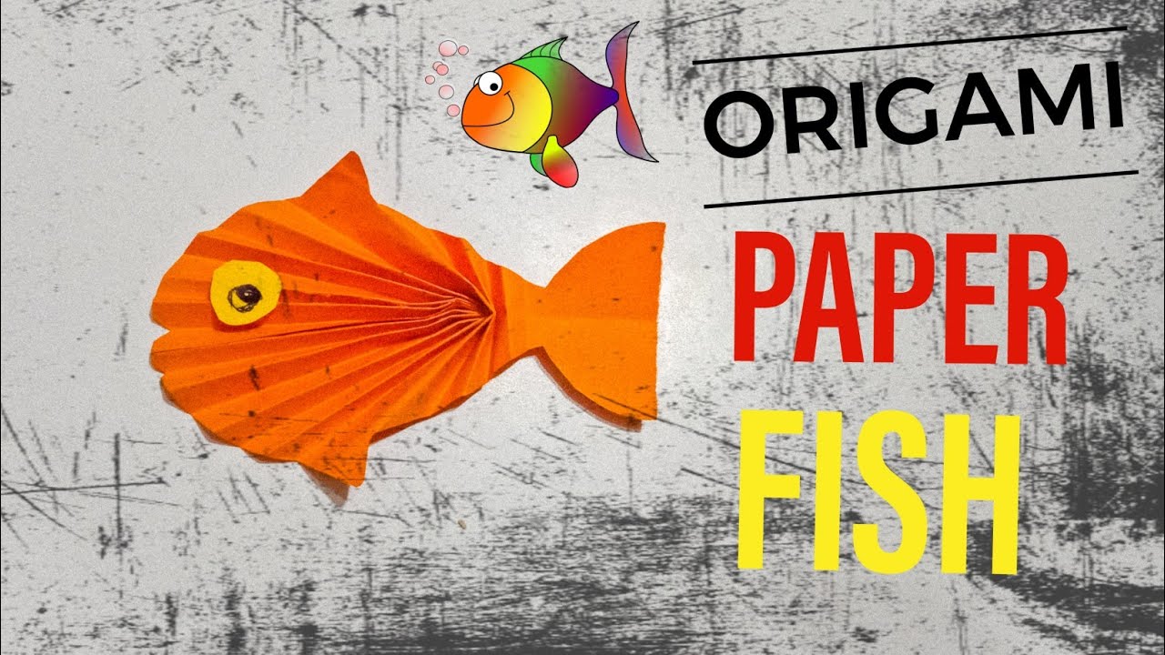 DIY MOVING PAPER FISH EASY | PAPER FISH,paper craft for kids,moving ...