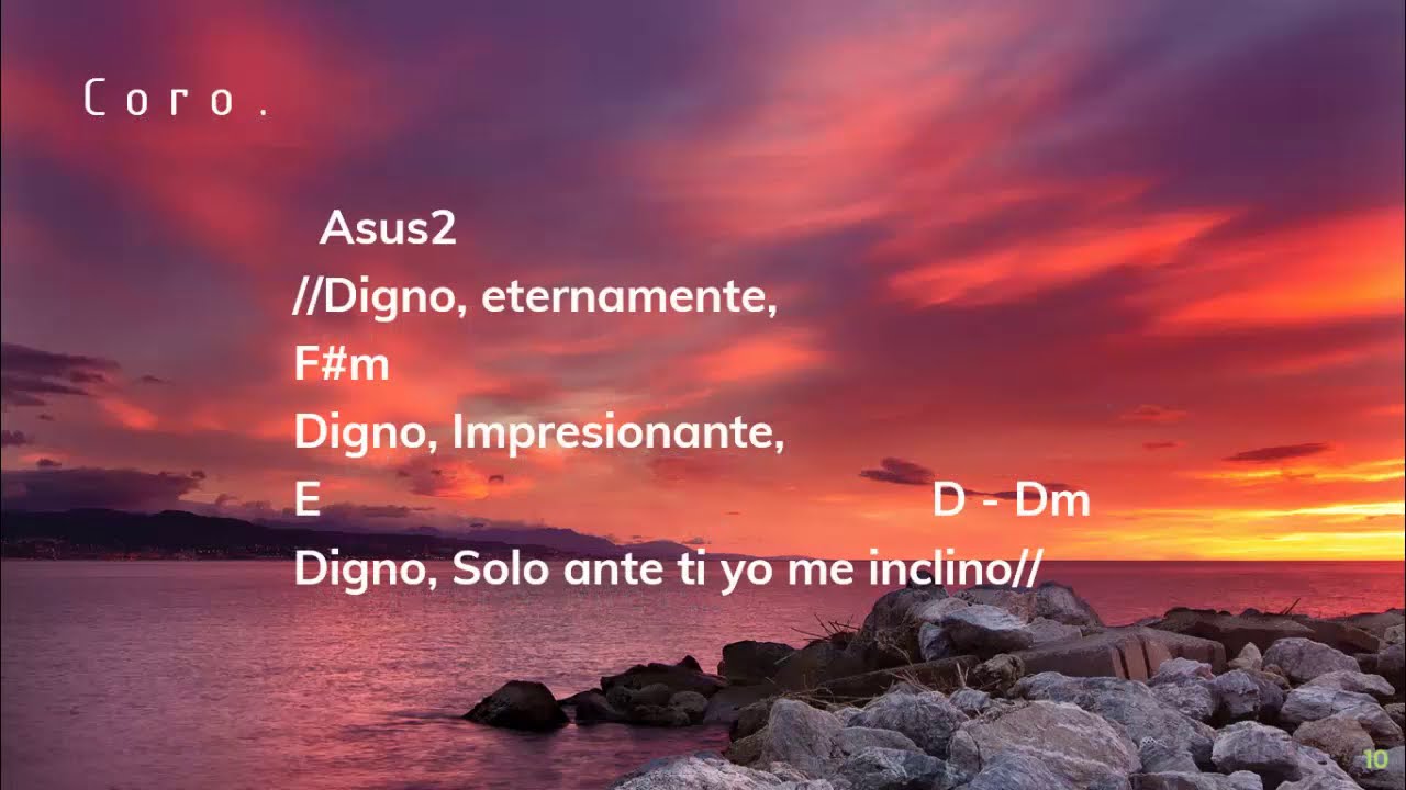 Digno - Al que está sentado en el trono - Tutorial letra y acordes ...