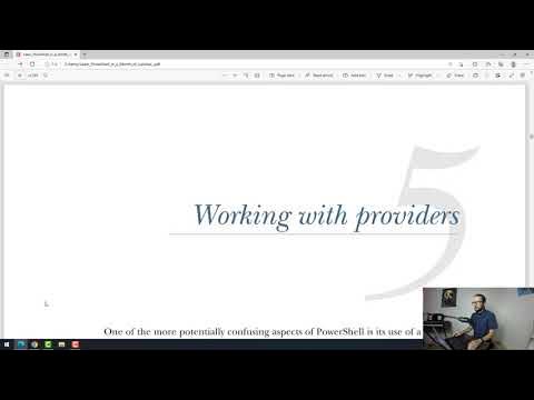 Chapter 5 Working With Providers - Learn PowerShell In A Month Of Lunches 4th Edition - YouTube