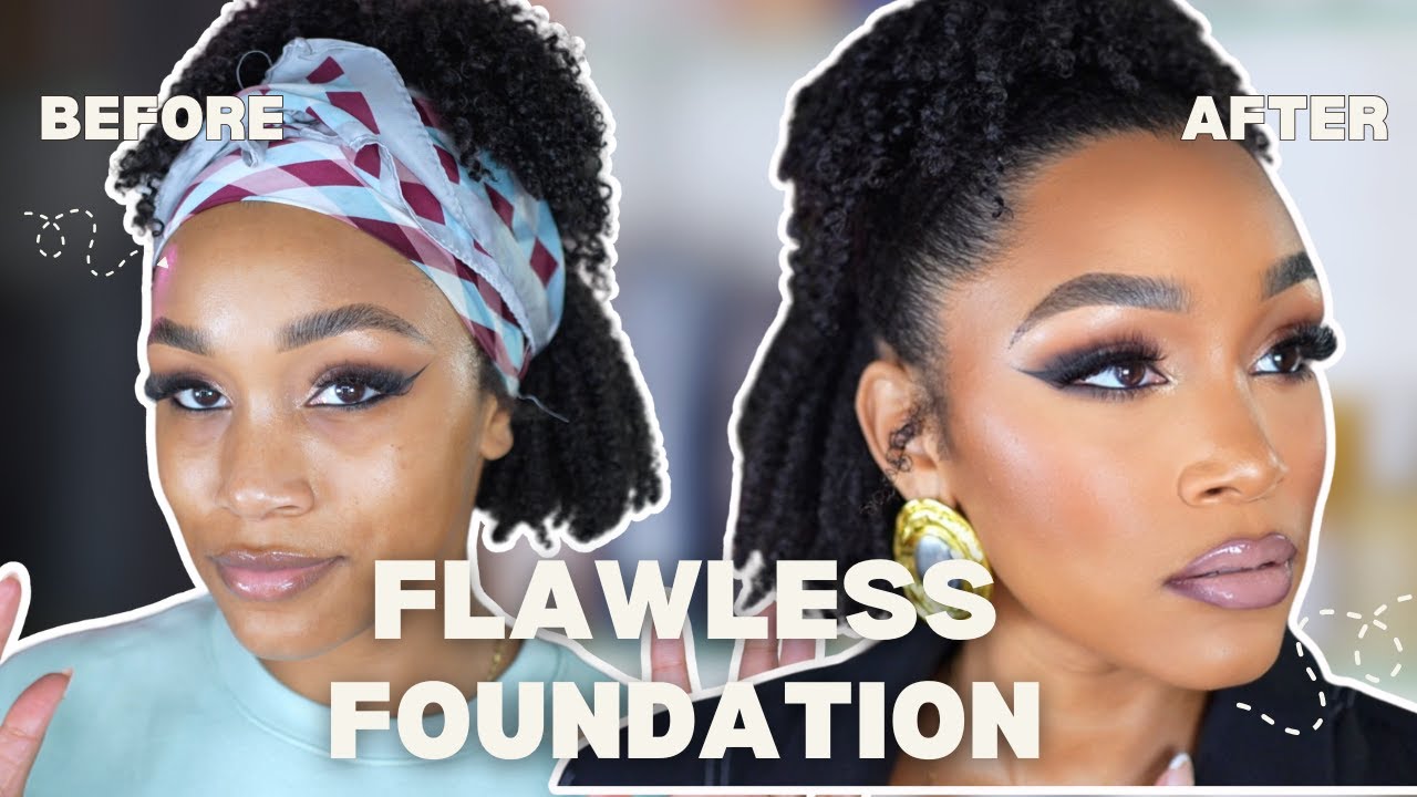The Ultimate Glowy Foundation Routine (FULL COVERAGE) - YouTube