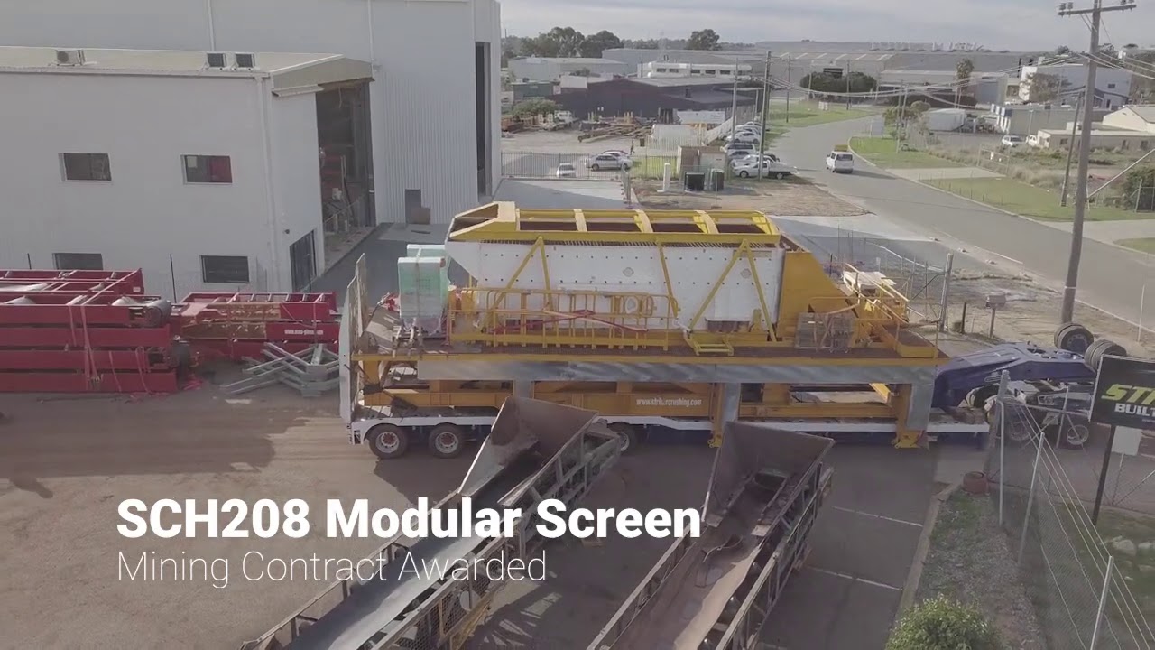 Modular Screen Australian mining contract awarded - YouTube