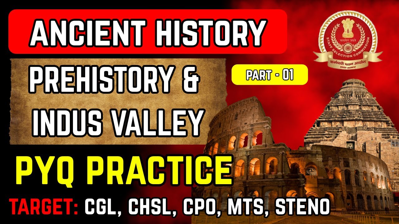 Ancient History: Prehistory & Indus Valley Civilization | PYQ MCQ ...