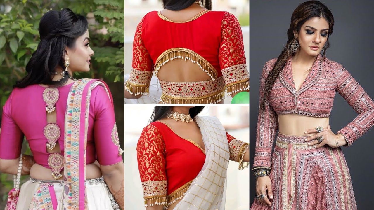 Latest Blouse Design 2025 / Back Neck Blouse Designs /Blouse Neck ...