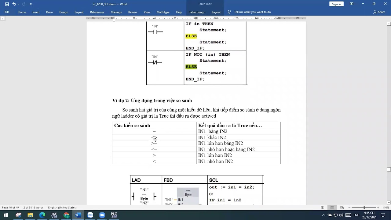 Bài 5.1: Lập trình Ladder/SCL PLC S7 1200 - Cấu trúc If ElseIF Else End ...