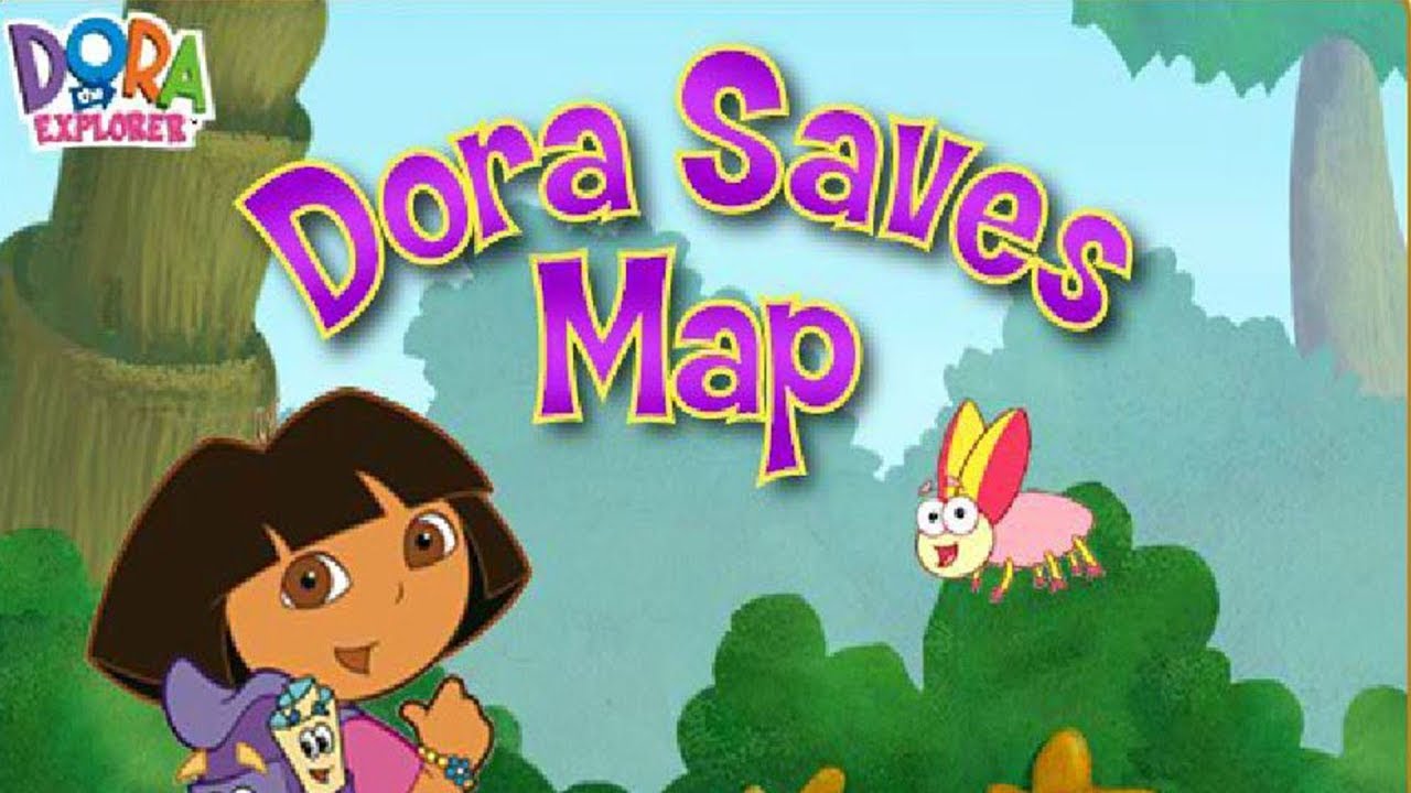 Dora The Explorer: Dora Saves Map - Old Flash Games - YouTube
