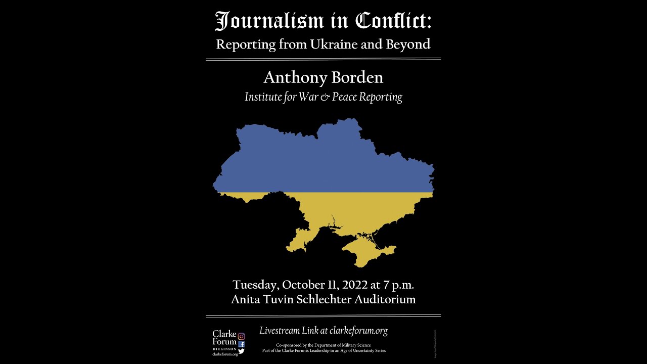 Journalism in Conflict: Reporting from Ukraine and Beyond - YouTube