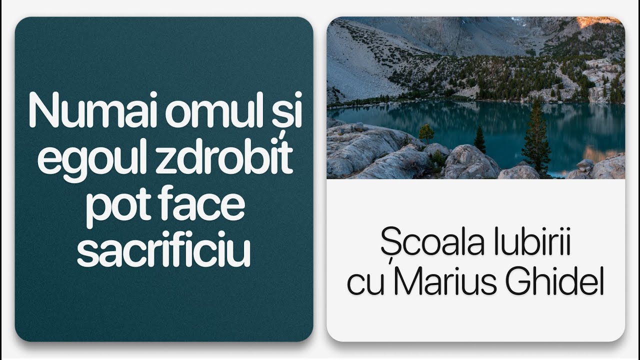 964. OMUL CU EGO ARE ORGOLIU SI NU SE SMERESTE NICIODATA - YouTube