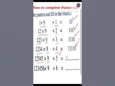 @Maths,How to complete Patterns??,Part-2 - YouTube