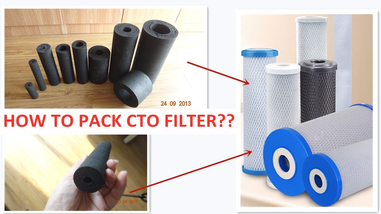 Automatic CTO wrapping machine for Carbon block filter/How To Assembly ...