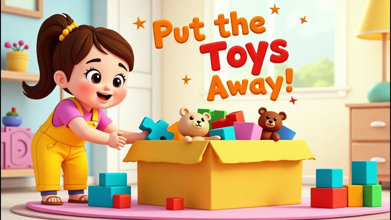 Put the Toys Away Song | Clean Up Song for Kids | Melody Smart Kids ...