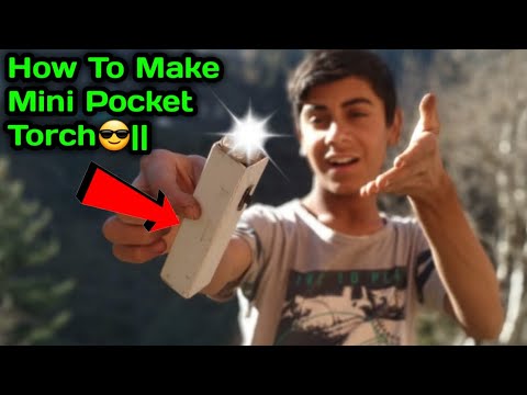 How To Make Mini Pocket Torch😎|Powerful Torch At Home || - YouTube