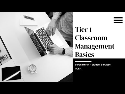 Tier 1 Classroom Management Basics - YouTube