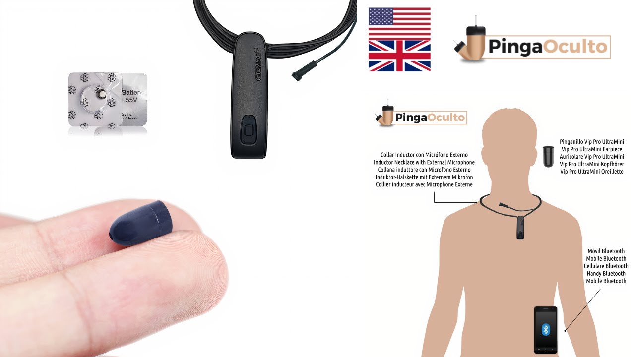 Spy Earpiece Vip Pro Bluetooth - Review and Tutorial - English ...