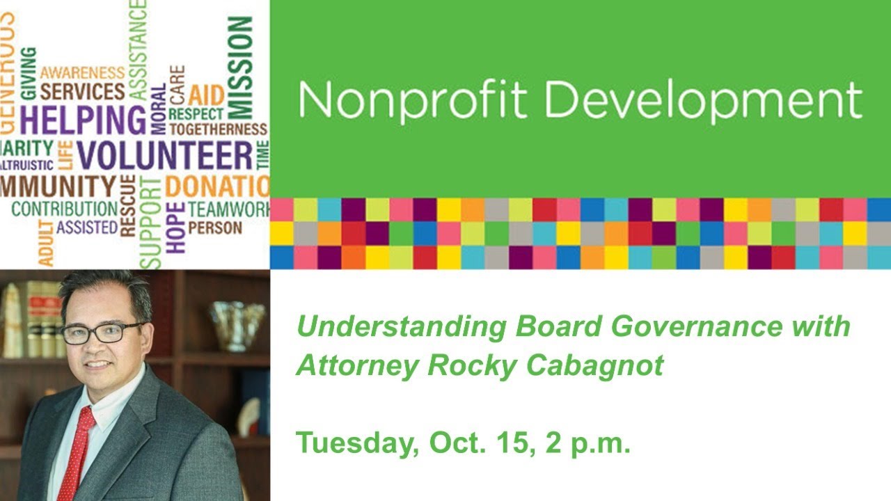 Understanding Board Governance with Attorney Rocky Cabagnot - YouTube