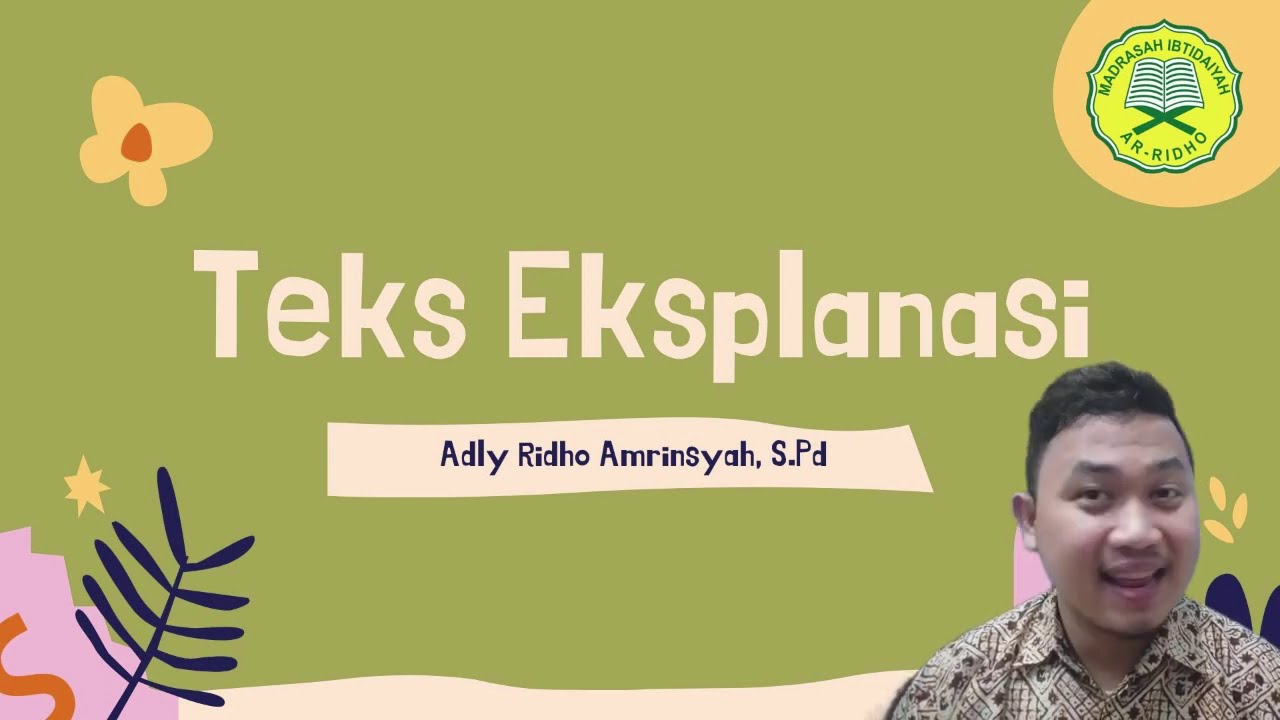 TEKS EKSPLANASI KELAS 5 MI AR-RIDHO - YouTube