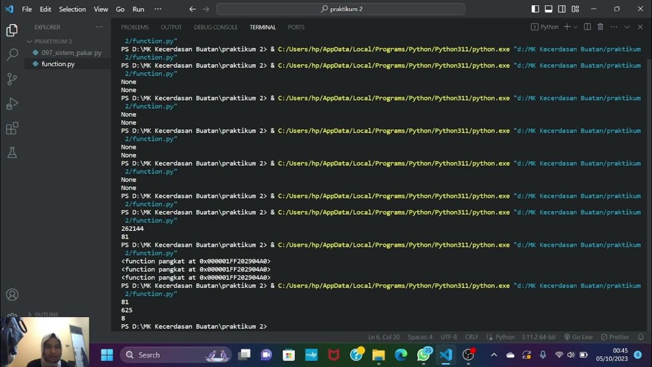 Contoh Soal Python Function Untuk Menentukan Nilai Perpangkatan dan ...
