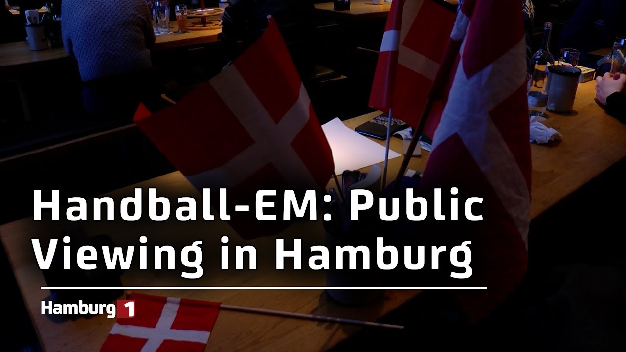 Handball-EM: Public Viewing in Hamburg - YouTube