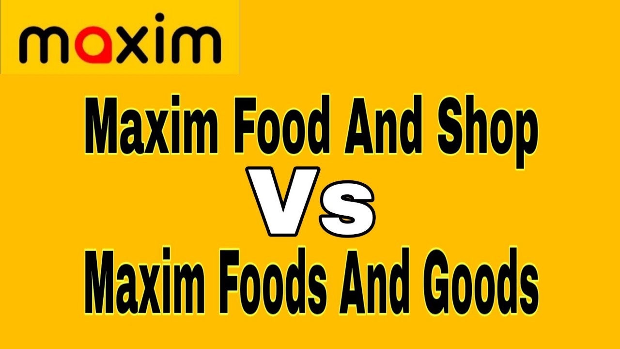 Maxim Food and Shop Vs Maxim Foods And Goods || Perbedaan Maxim Food ...