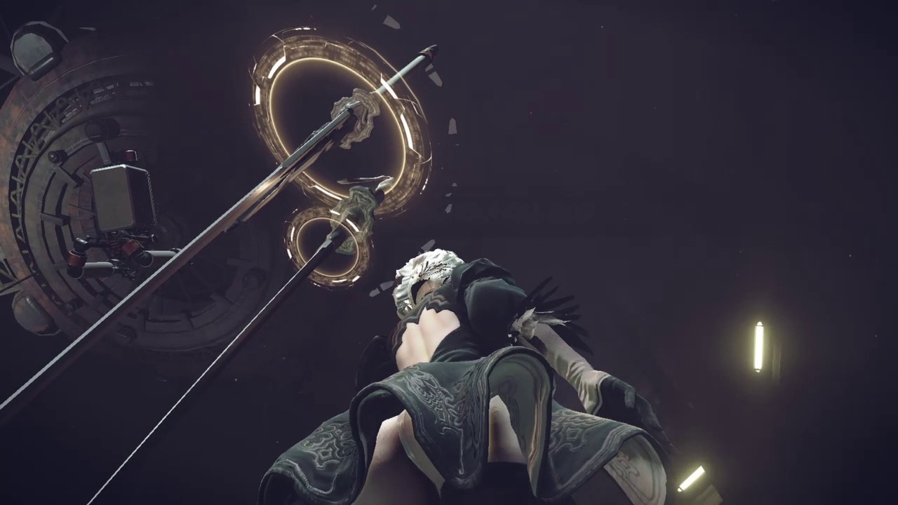 NieR:Automata/ニーア オートマタ - How to look up 2B's skirt! - YouTube