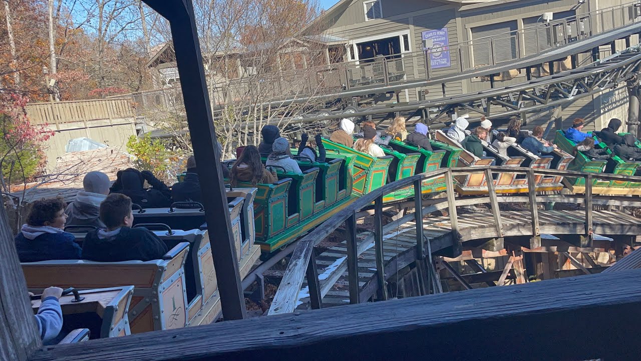 Silver Dollar City Coaster Christmas 11-12-2022 Coaster Footage (No ...