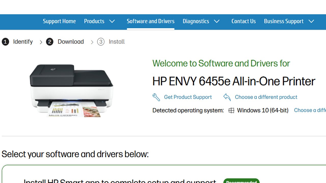 How to Download & Install HP Envy 6455e Printer Drivers (Step-by-Step ...