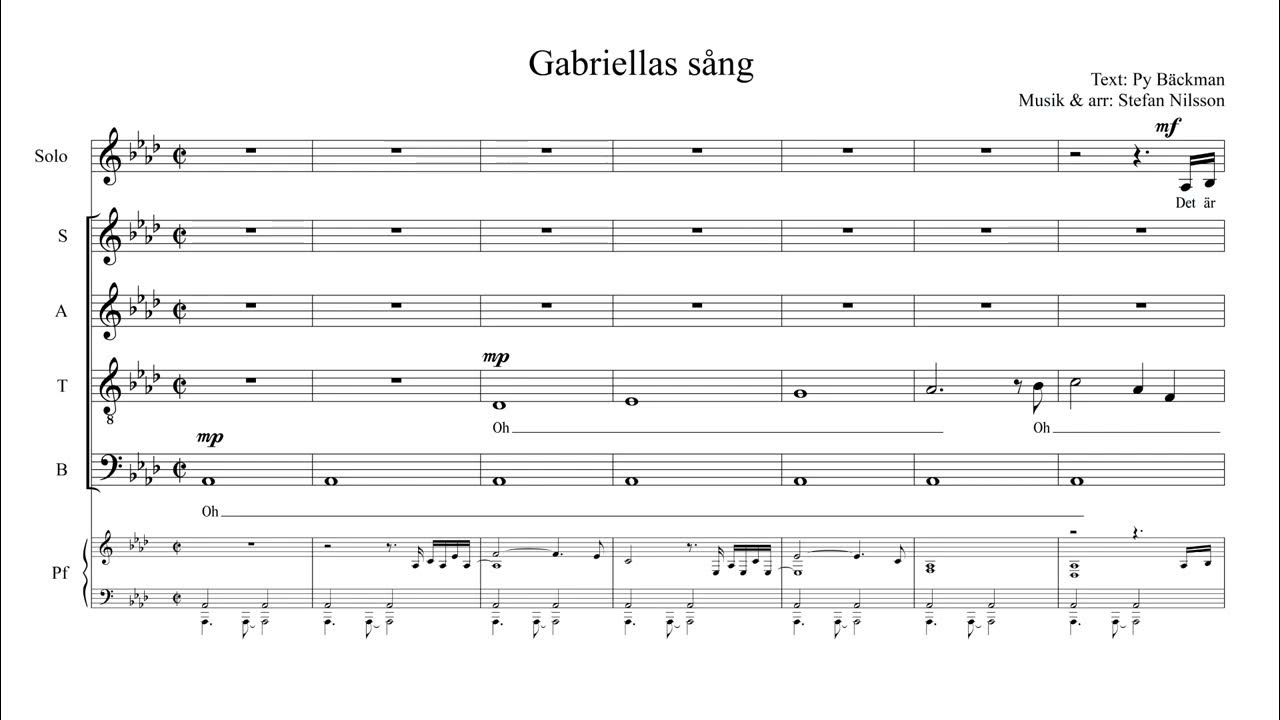 Gabriellas sång - Tenor - YouTube