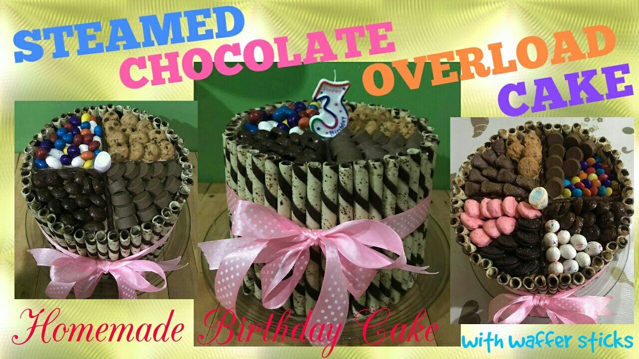 NO-BAKE CHOCOLATE OVERLOAD CAKE | ECQ Homemade Birthday Cake | Easy to ...