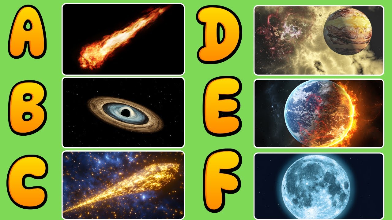 🌌 ABC Space Song for Kids 🚀 Learn the Alphabet with Planets, Stars ...