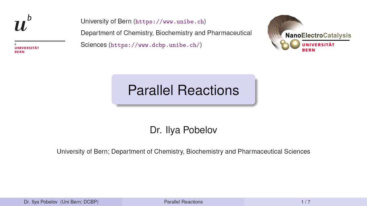 322 - Parallel Reactions - YouTube