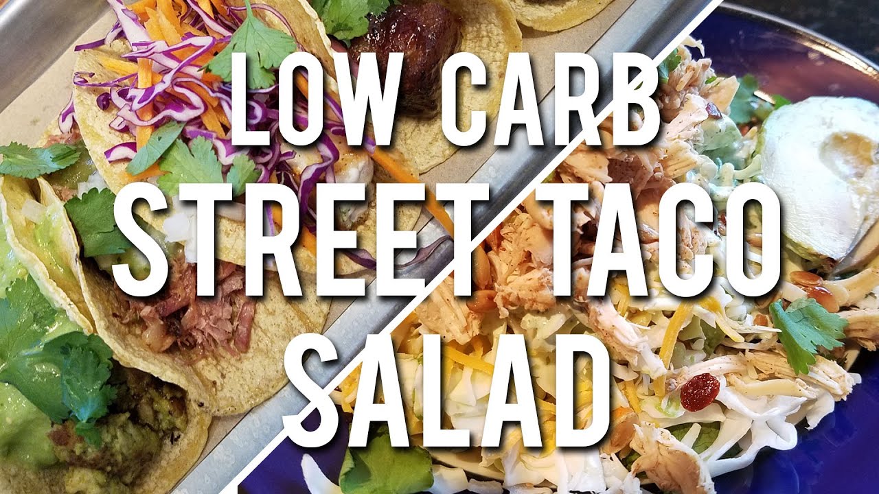 STREET TACO SALAD | 🌮 Low Carb Meal Prep - YouTube