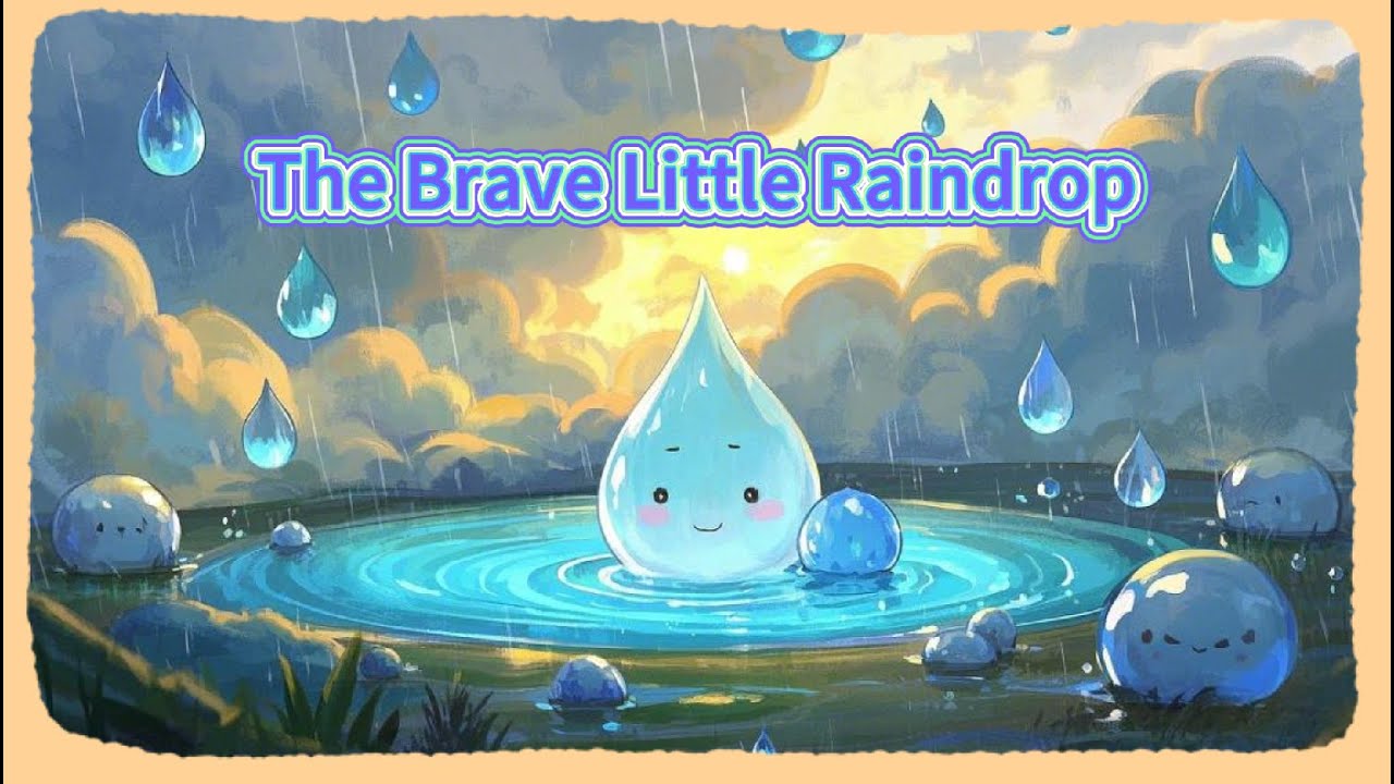 The Brave Little Raindrop | Story For Kids age 4-6 | Full Story | Fairy ...