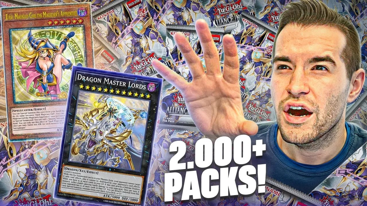 Opening 2,000+ Yugioh Packs For The NEW DRAGON MASTER MAGIA? (Dragon ...