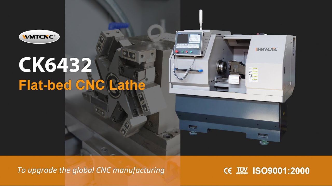 How to Choose a CNC Lathe丨Flat-Bed CNC Lathe CK6432 from WMTCNC - YouTube