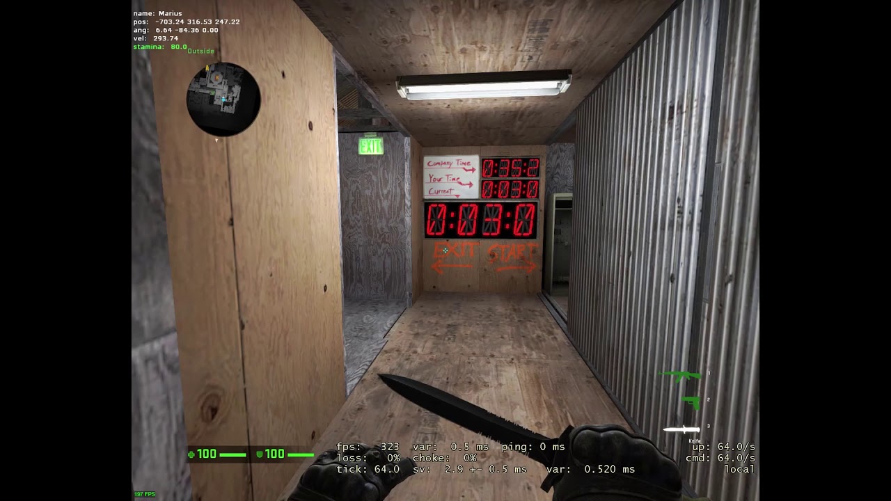 (CSGO) Gun Range Any% WR: 3.0s - YouTube