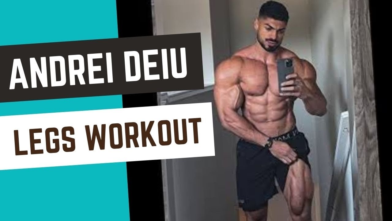 Andrei Deiu Leg Day With Sarah Marie IFBB Pro - YouTube