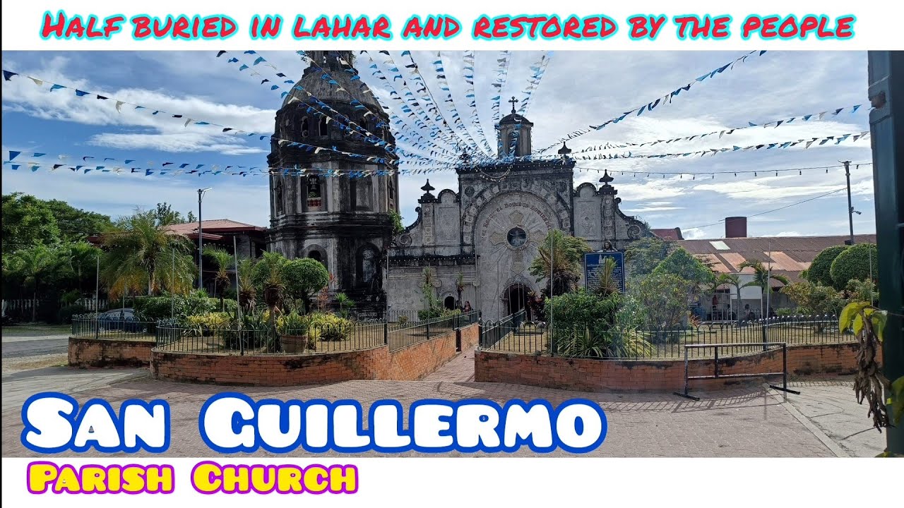 San Guillermo Church | Bacolor | Pampanga | Oldest Church - YouTube