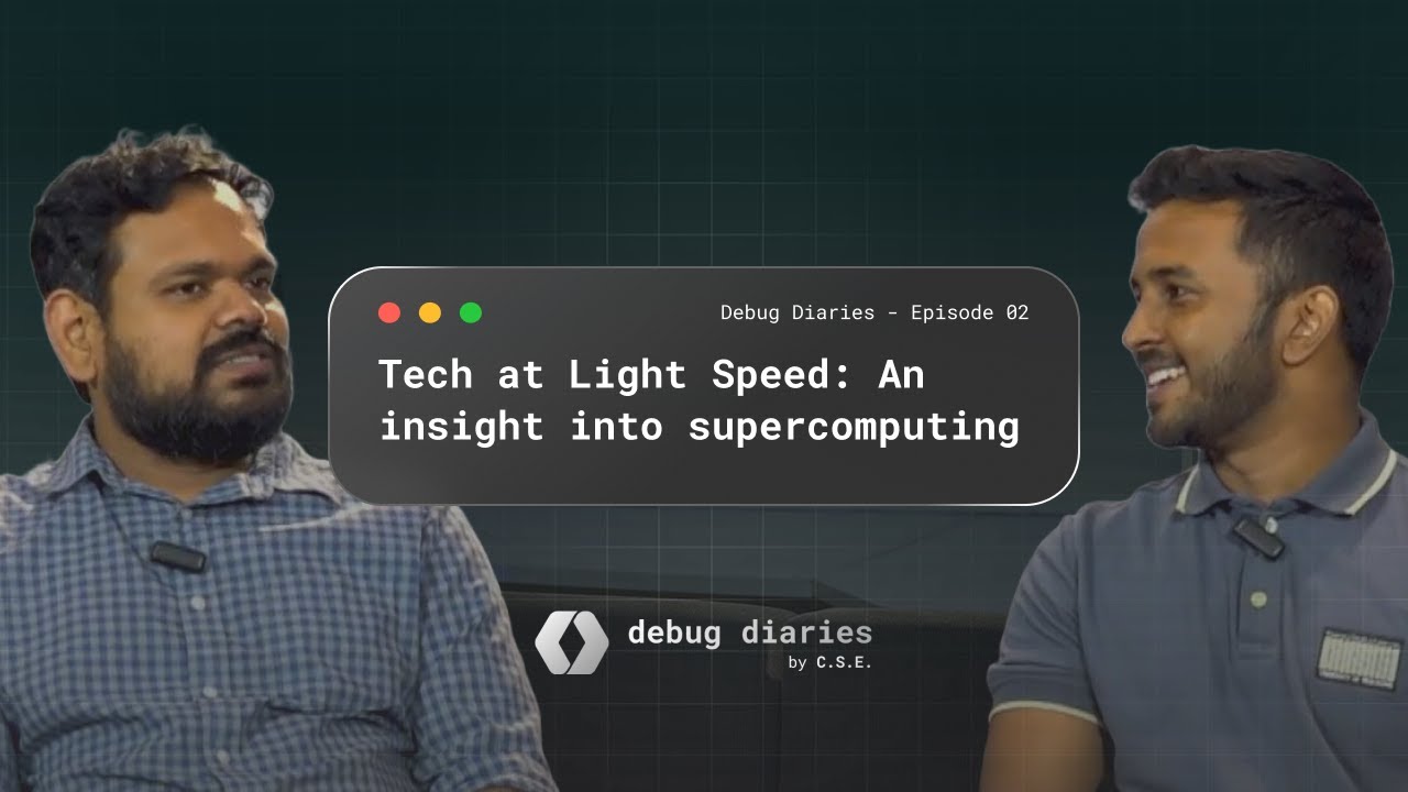 Dr. Thilina Ratnayaka - Tech at light speed: An insight into supercomputing | Debug Diaries #002 ...