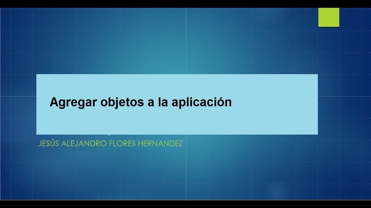 Agregar objetos y propiedades a la aplicación Visual Basic NET - YouTube