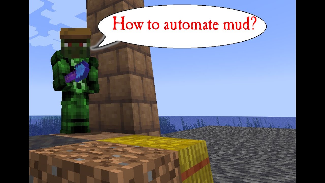 Simple mud automation minecraft 1.19 - YouTube