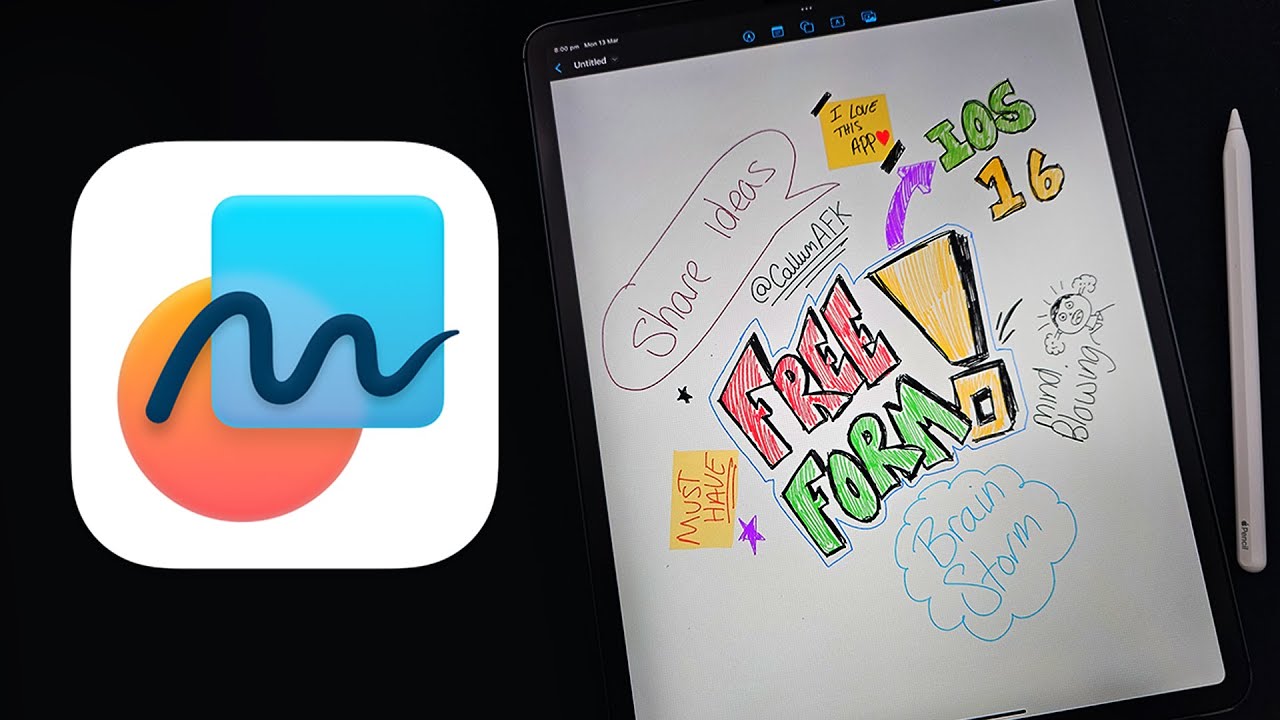 WHAT IS THE APPLE FREEFORM APP? IOS 16.2 - 2023 - YouTube