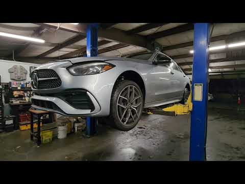 2022 MERCEDES C300 W206 ENGINE OIL CHANGE & FILTER SERVICE REPLACEMENT ...