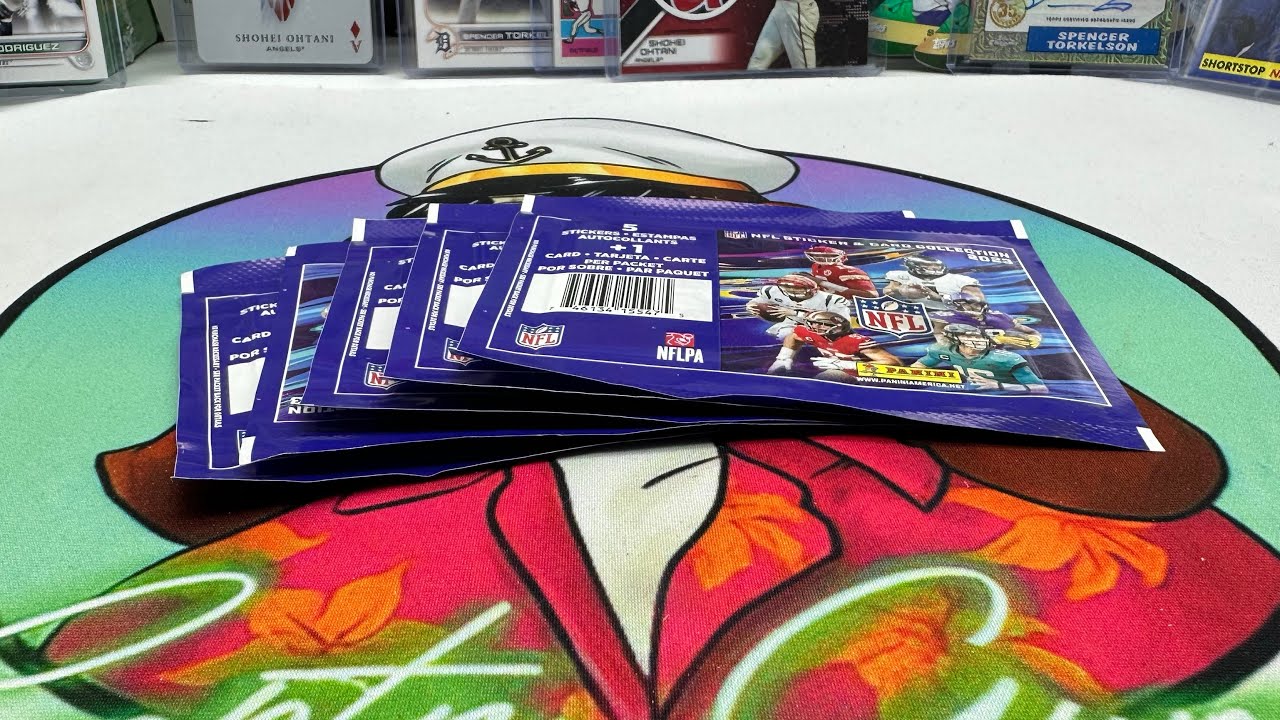 2023 Panini NFL Stickers 5 Packs!!! - YouTube