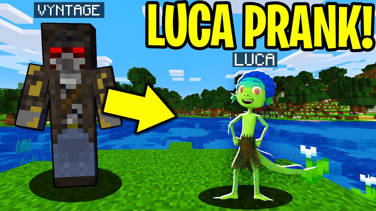I Became LUCA in MINECRAFT! - Minecraft Trolling Video - YouTube