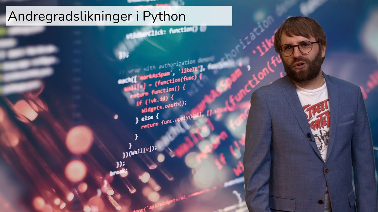 Matematikk R1: Andregradslikninger i Python - YouTube