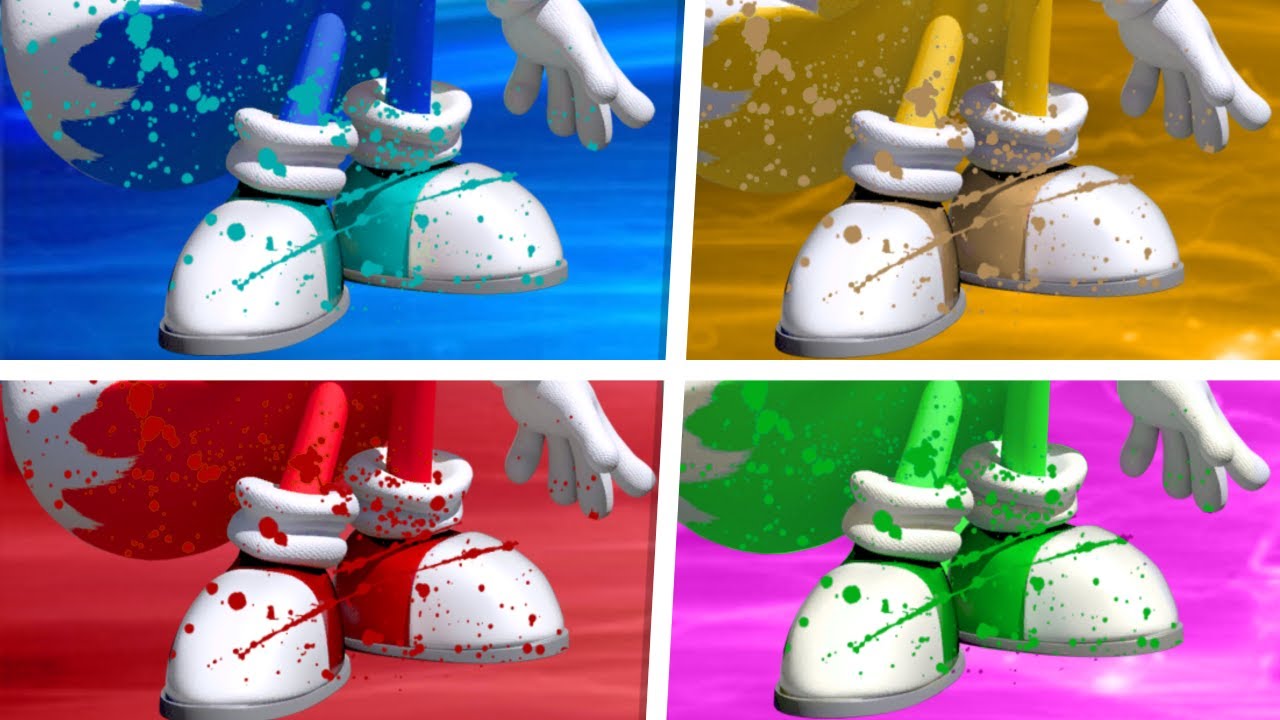 Sonic The Hedgehog Movie Choose Your Favourite Tails Color Shoes (EXE ...